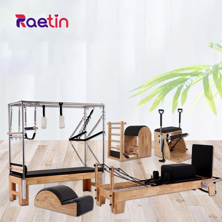 Flo Pilates Portable Reformer 2025 Pilates Studio Reformer Oak Wood ...